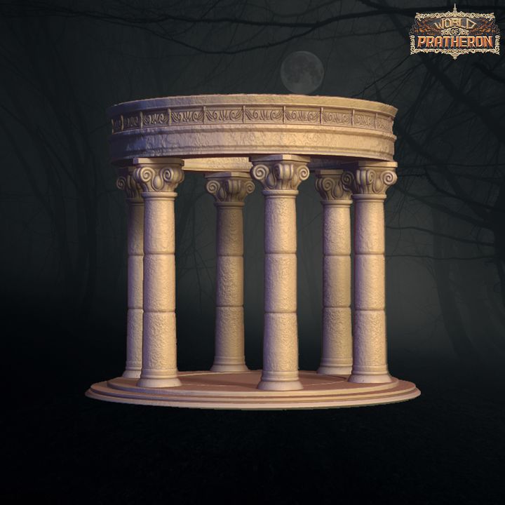 3D Printable Alexandria, The City of Glory - Garden Architecture 3 by World of Pratheron